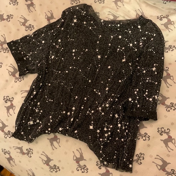 Tops | See Through Star Top | Poshmark